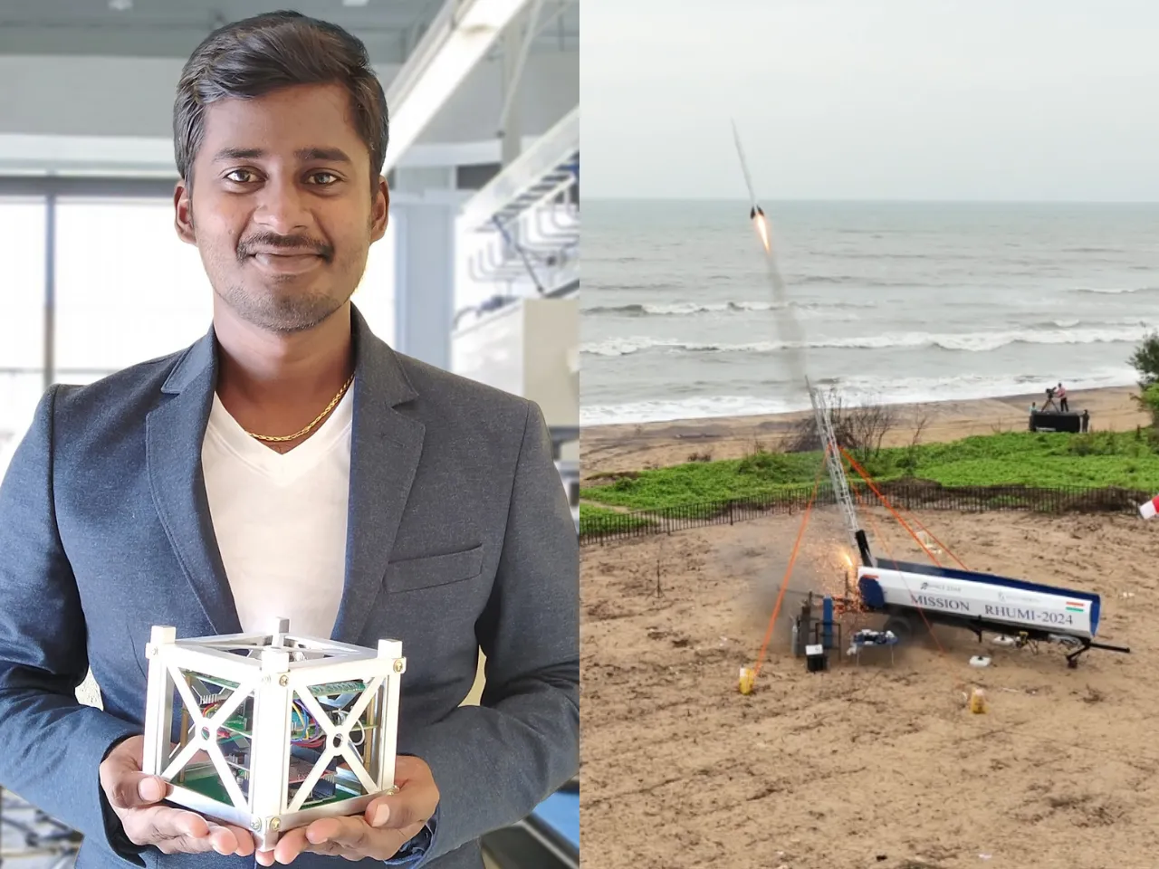 Meet the Visionary Behind India’s First Reusable Hybrid Rocket, RHUMI-1 ...